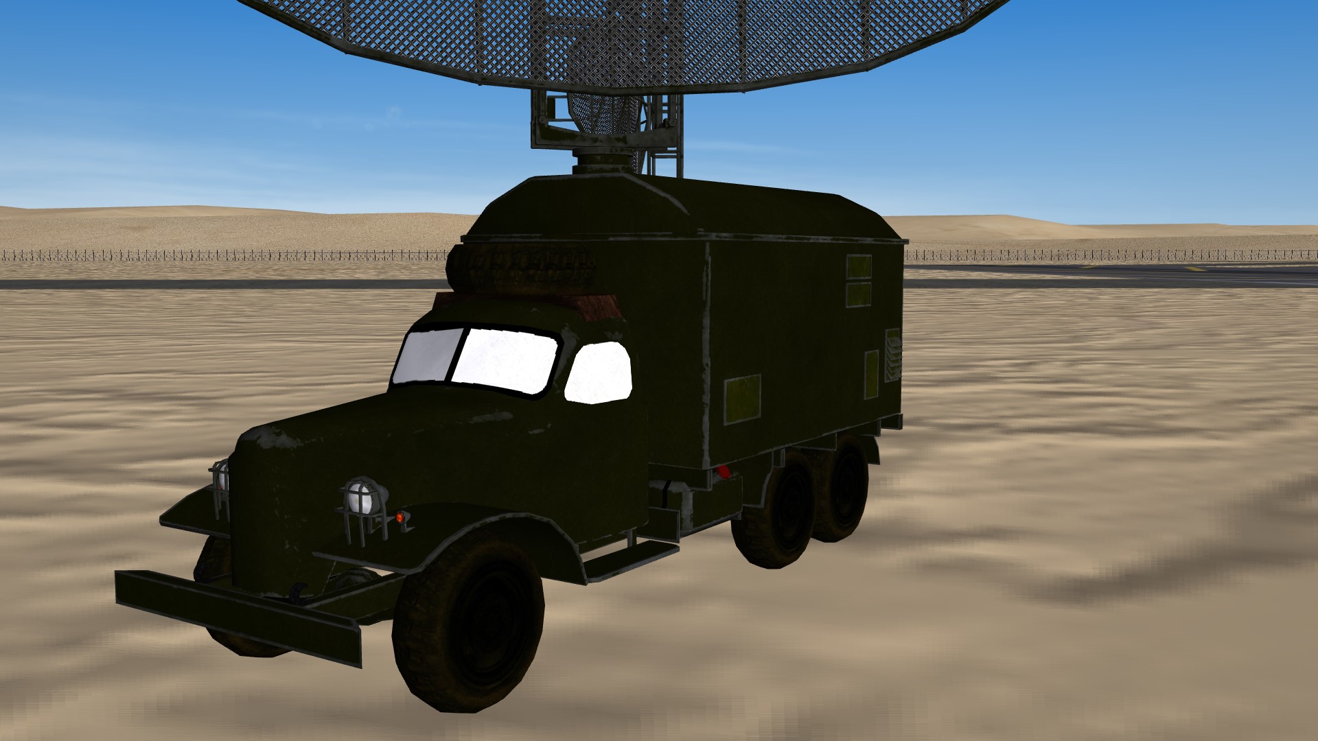 Re- Completed ZiL-157 -P-15 radar - GKABS 3d Models