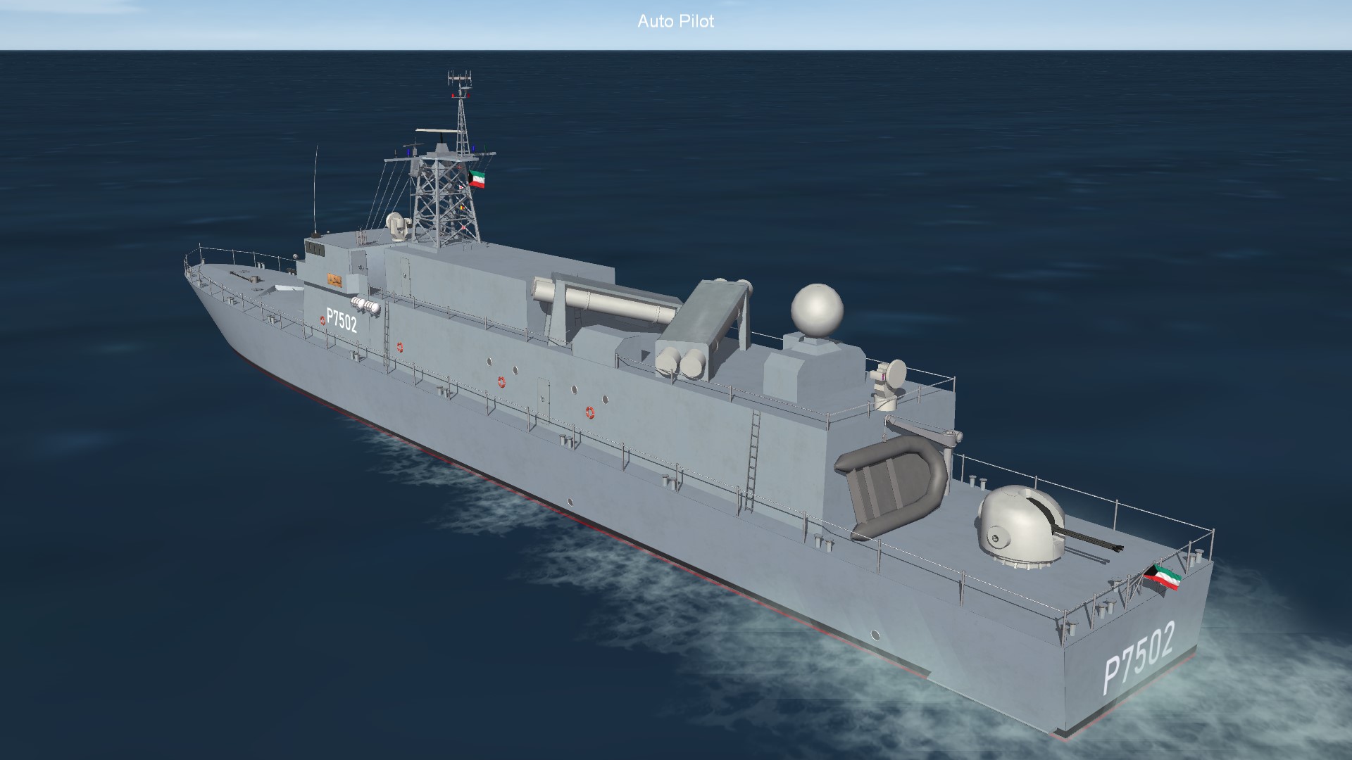 Kuwaiti Navy Stiqlal P-5702 I German FPB-57 - GKABS