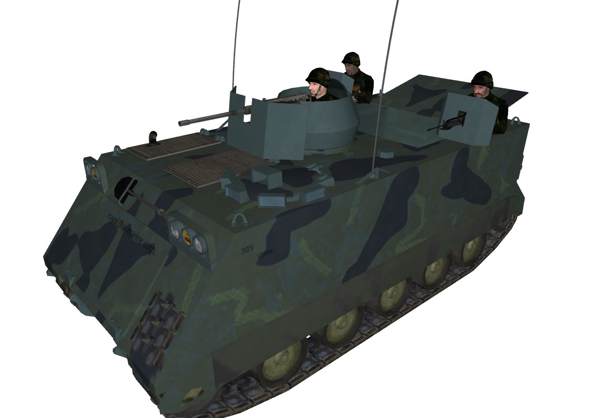 M113 ACAV 60’s and 70’s model with 15 textures