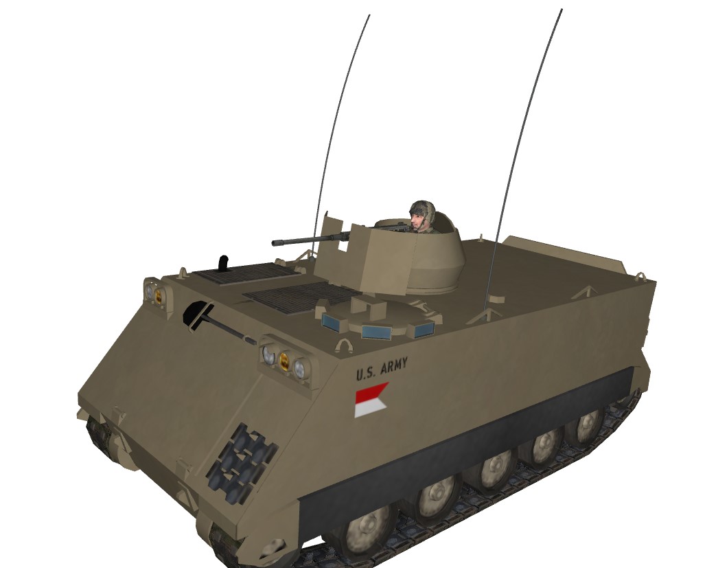 M113 ACAV 80’s model with 19 textures - GKABS 3d Models