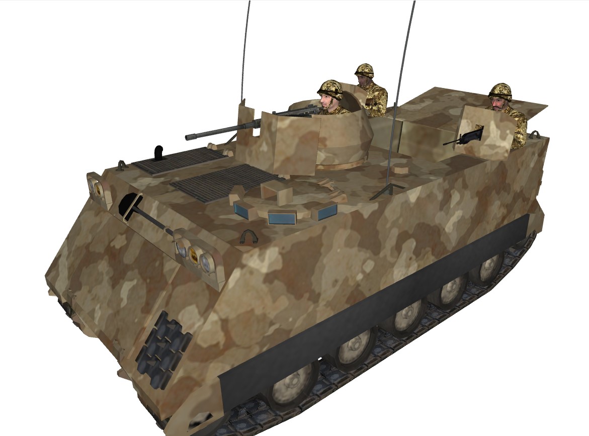 M113 ACAV 60’s and 70’s model with 15 textures