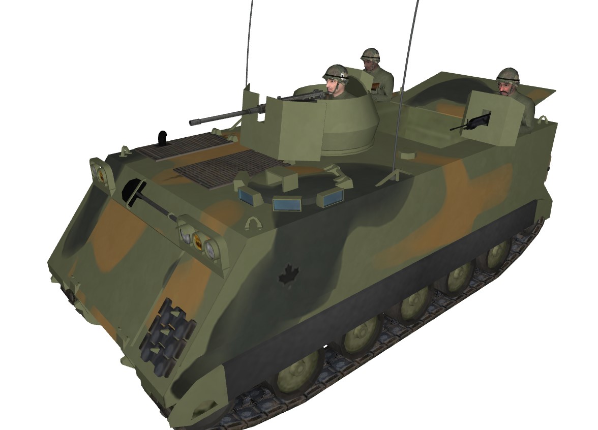 M113 ACAV 60’s and 70’s model with 15 textures