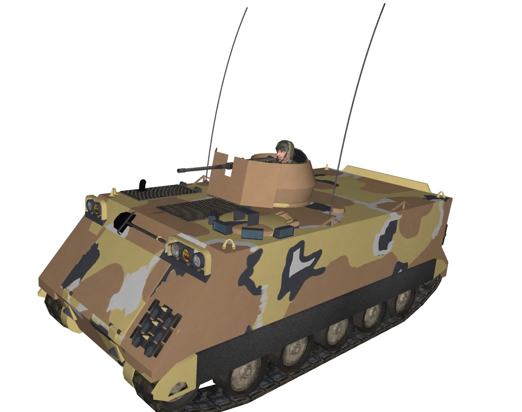 M113 ACAV 80’s model with 19 textures - GKABS 3d Models