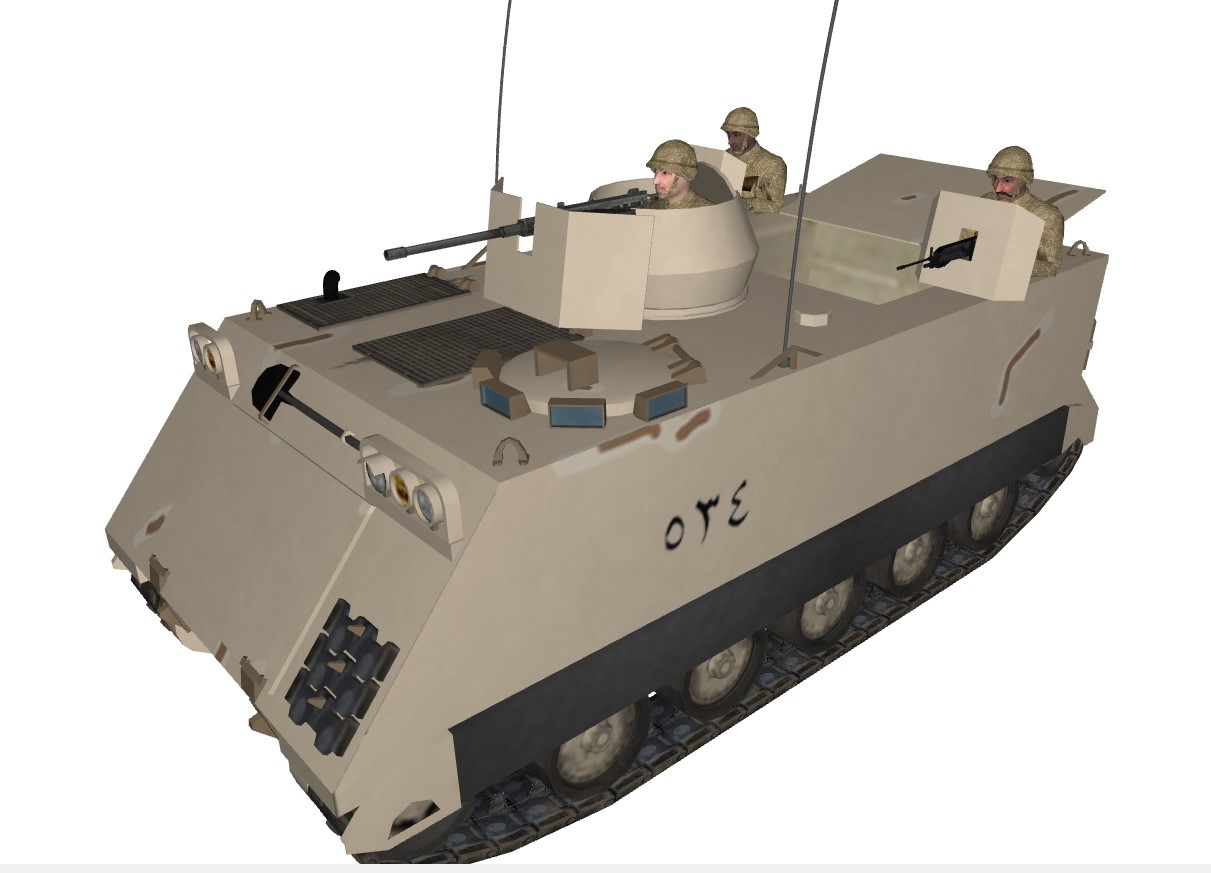 M113 ACAV 60’s and 70’s model with 15 textures